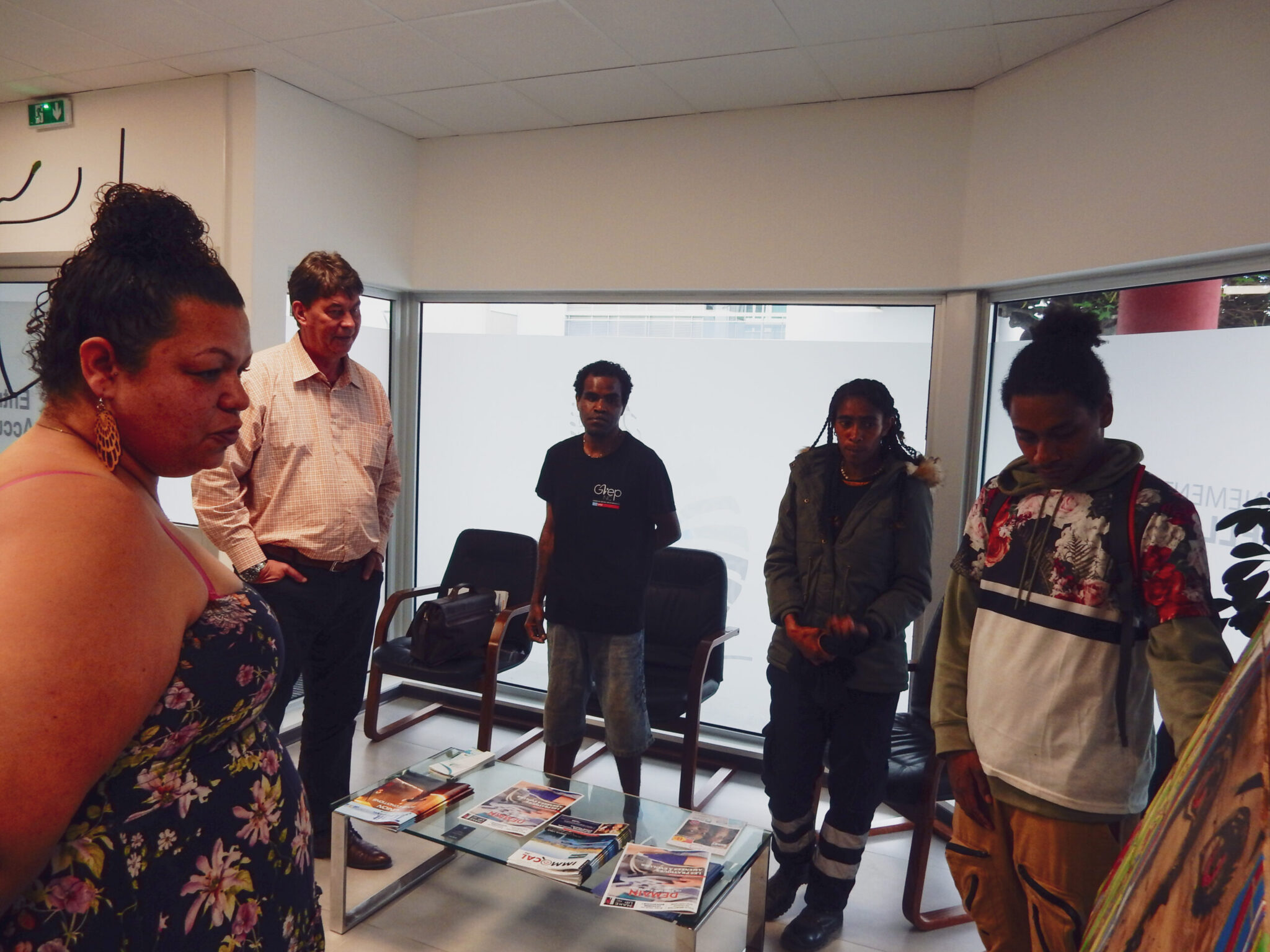 Vernissage de l'exposition d'œuvres collectives des stagiaires du SPOT au gouvernement de la ...